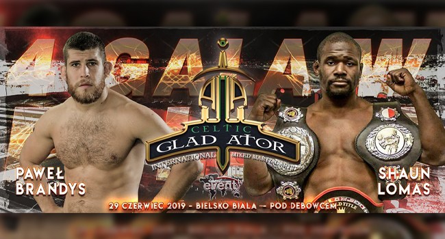 Paweł Brandys vs Shaun Lomas na gali Celtic Gladiator Bielsko-Biała ...