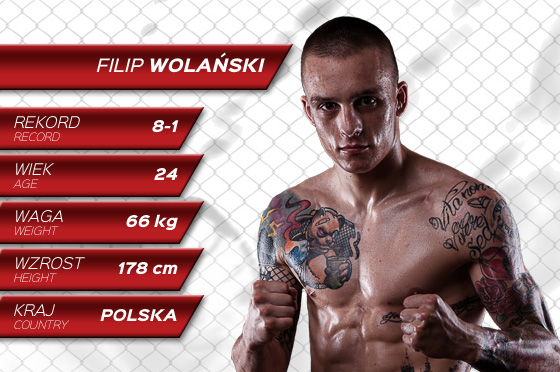 Filip Wolański na karcie głównej IFN 1 – FIGHT24.PL – MMA i K-1, UFC